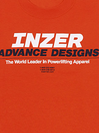 Inzer Logo Orange T Shirt – Inzer Advance Designs